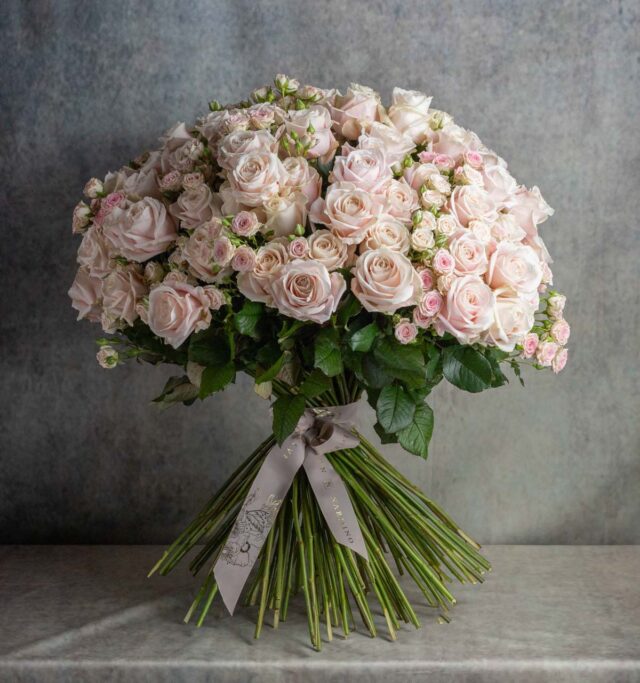 Bouquet de roses roses - Click'N Flowers